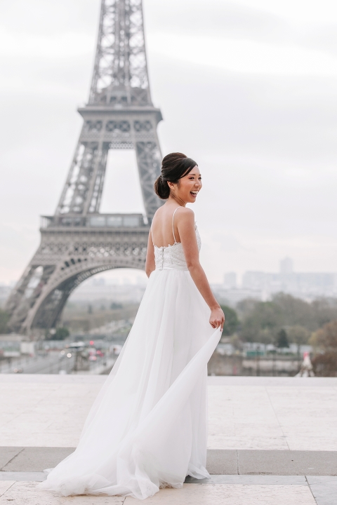 Pre-wedding photo shoot in Paris - Gabi Alves